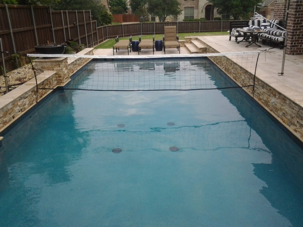 Adjustable Custom Pool Volleyball System - Cool Pool Products