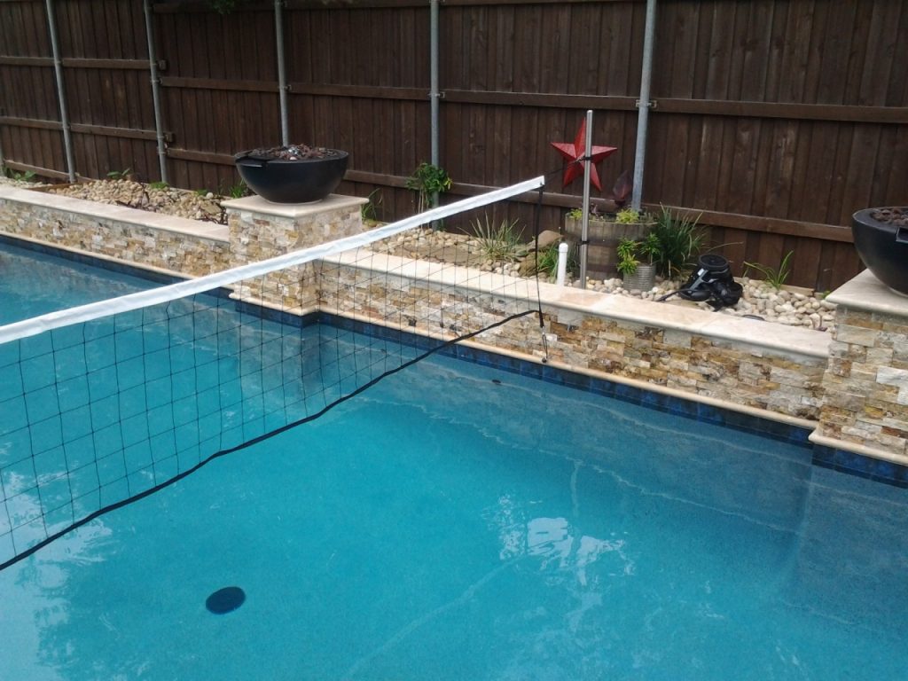 Adjustable Custom Pool Volleyball System - Cool Pool Products