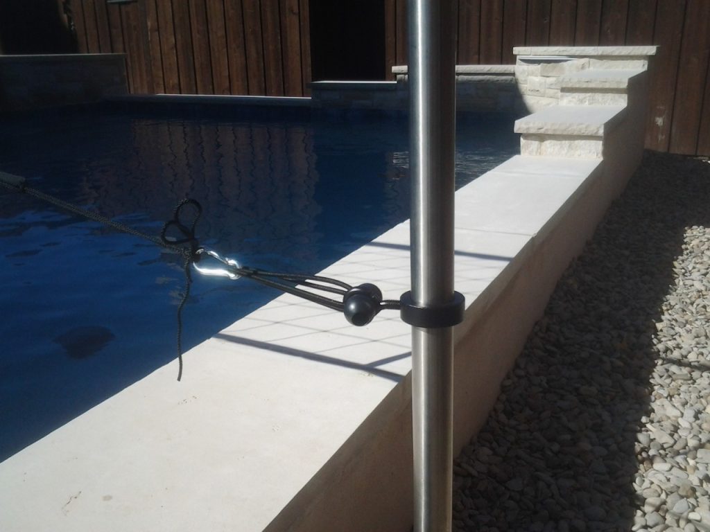 Adjustable Custom Pool Volleyball System - Cool Pool Products